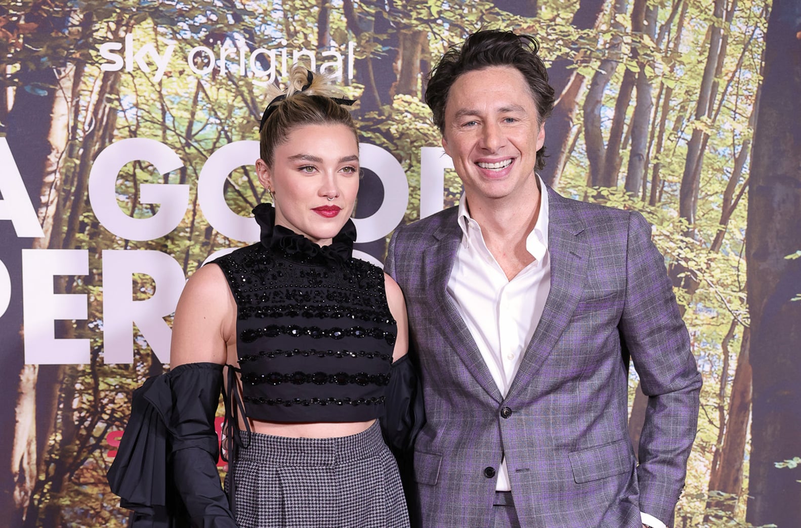 Florence Pugh, Zach Braff Reunite at A Good Person Premiere | POPSUGAR ...