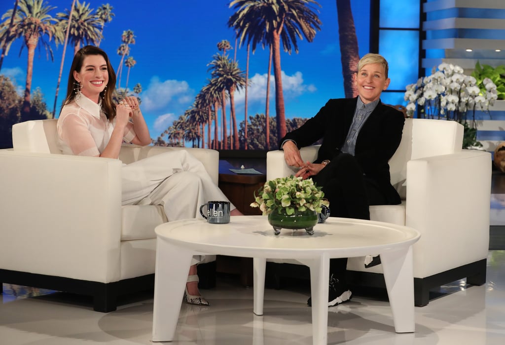 Anne Hathaway Talking About Drinking on Ellen Jan. 2019 | POPSUGAR Family