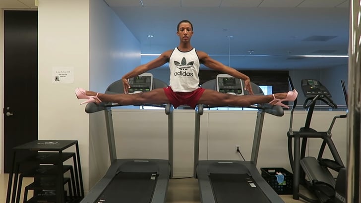 Professional Dancer Running on Treadmill in High Heels | POPSUGAR Fitness