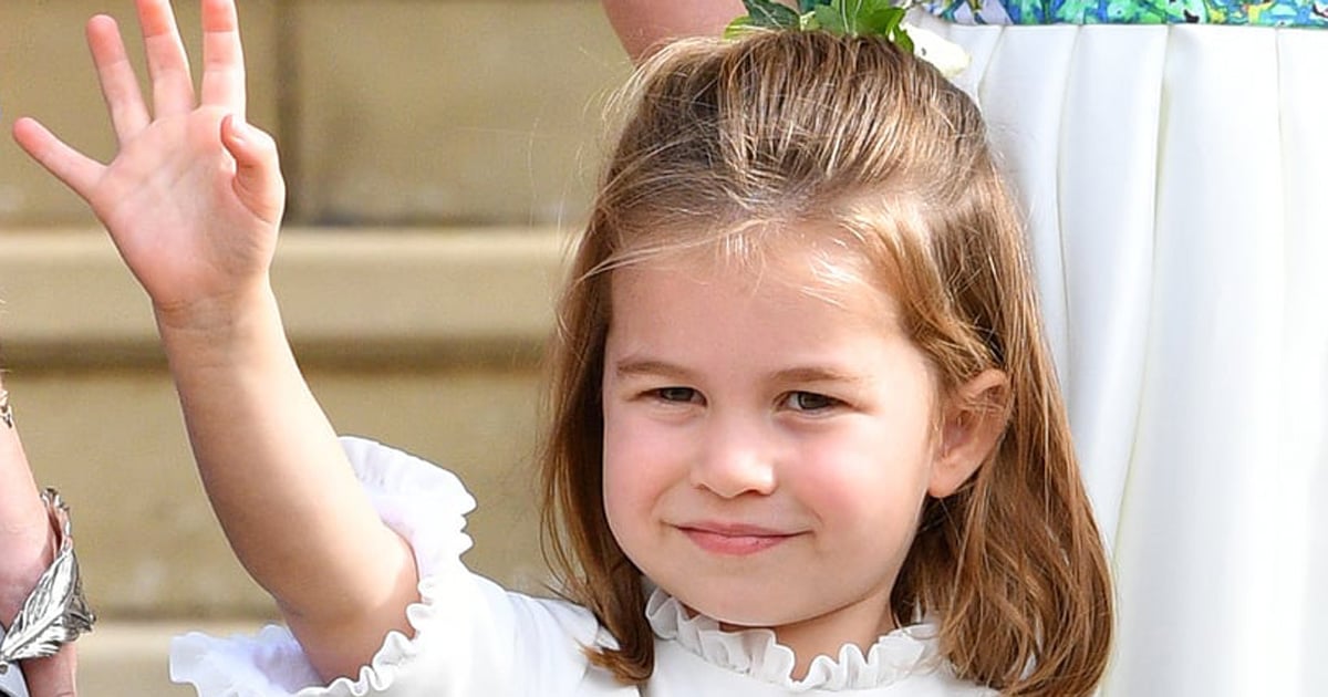 Pictures of Princess Charlotte Waving | POPSUGAR Celebrity