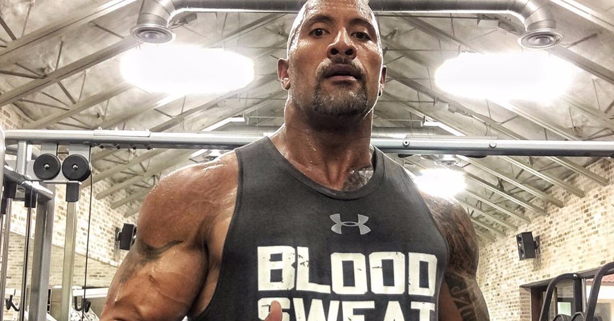 Dwayne "The Rock" Johnson Working Out | PS Fitness
