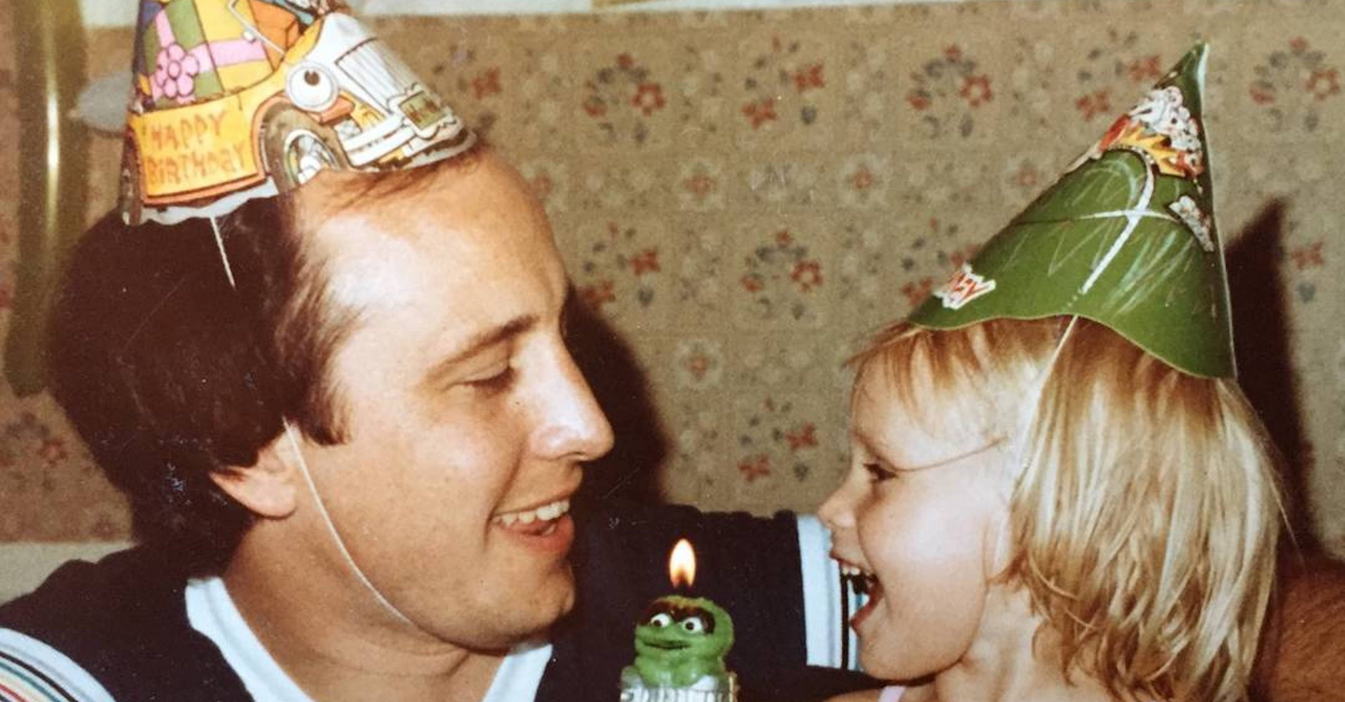 Kristen Bell Throwback Photo With Her Dad 2017 | POPSUGAR Celebrity