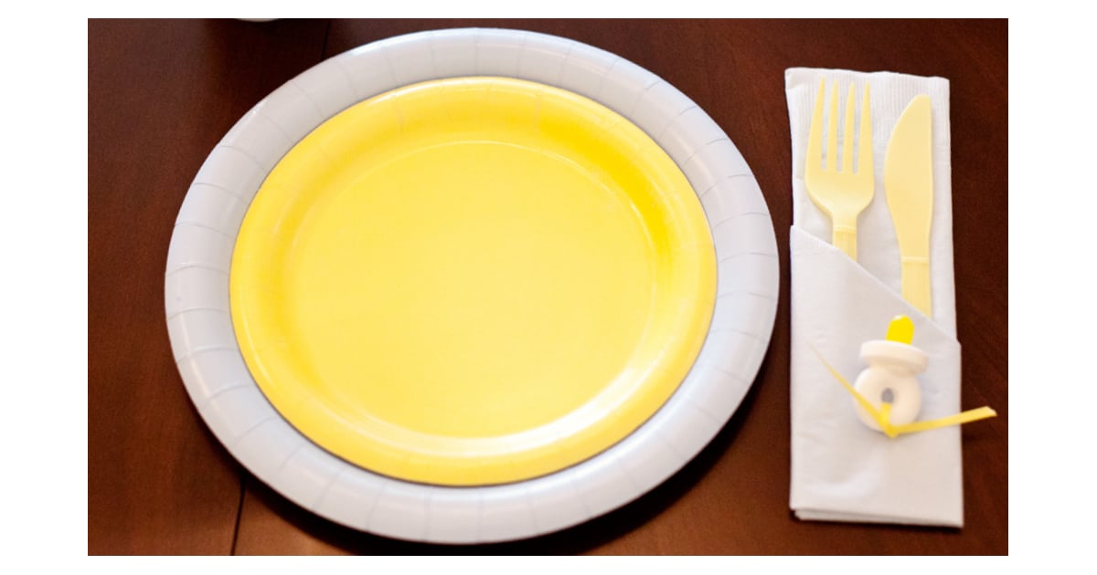 Simple Place Setting Birds And Bees Baby Shower Idea POPSUGAR simple-place-setting-birds-and-bees-baby-shower-idea-popsugar