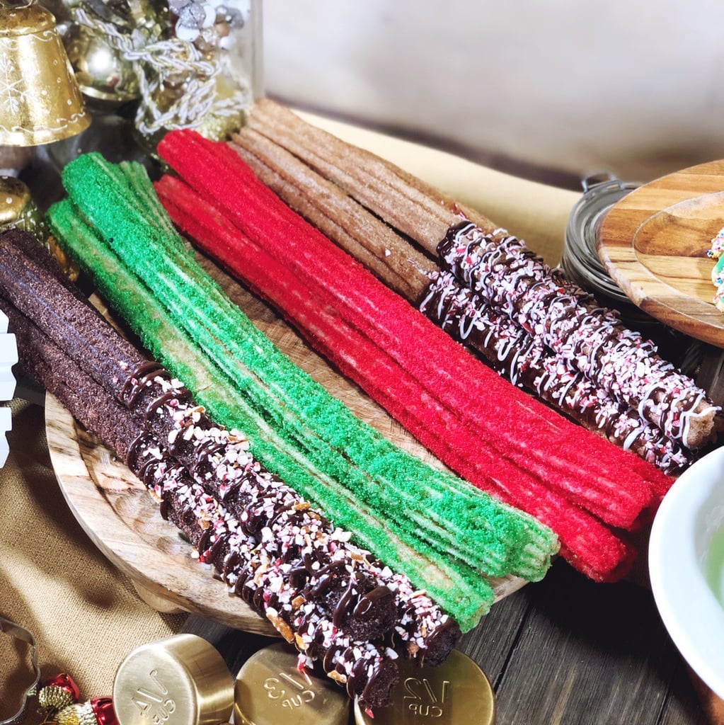 Disneyland Chocolate Churro With Pretzels and Peppermint | POPSUGAR Food