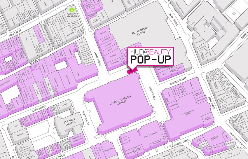 Huda Beauty London Pop-Up Store Details | POPSUGAR Beauty UK