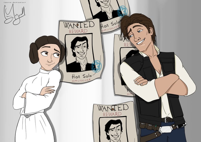 Disney Princess Leia Fan Art | POPSUGAR Tech