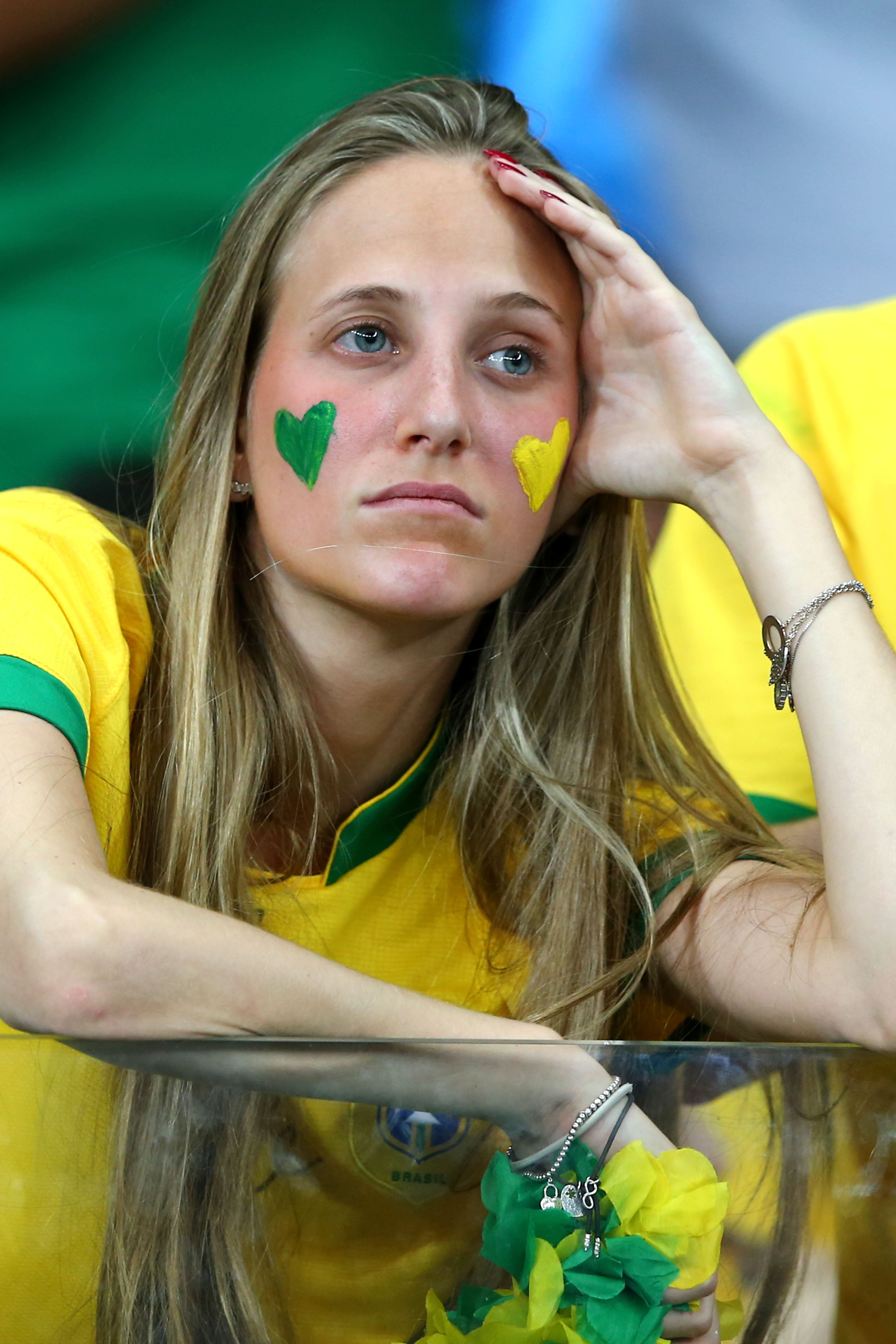 Sad Brazilian Soccer Fans