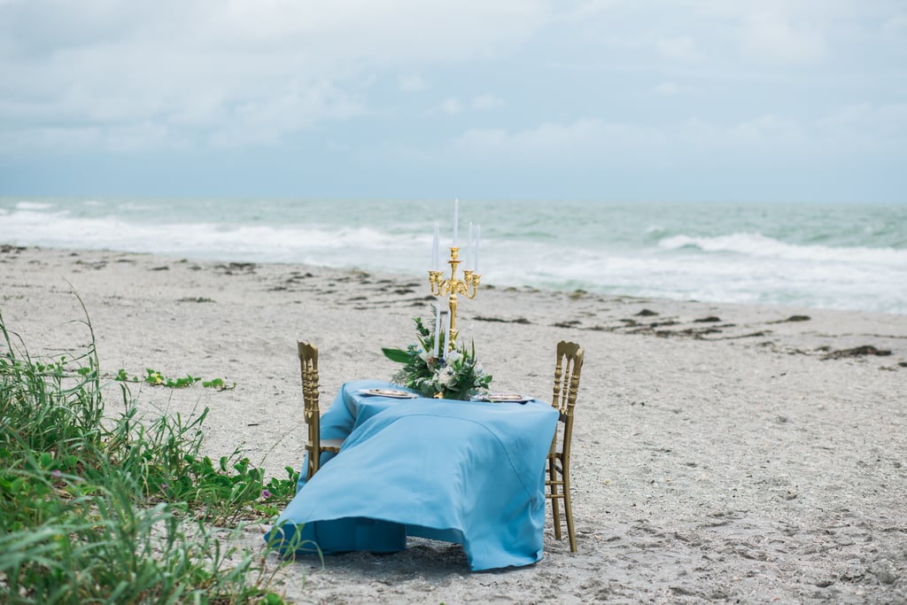 First Look Wedding Photo Shoot On The Beach Popsugar Love And Sex