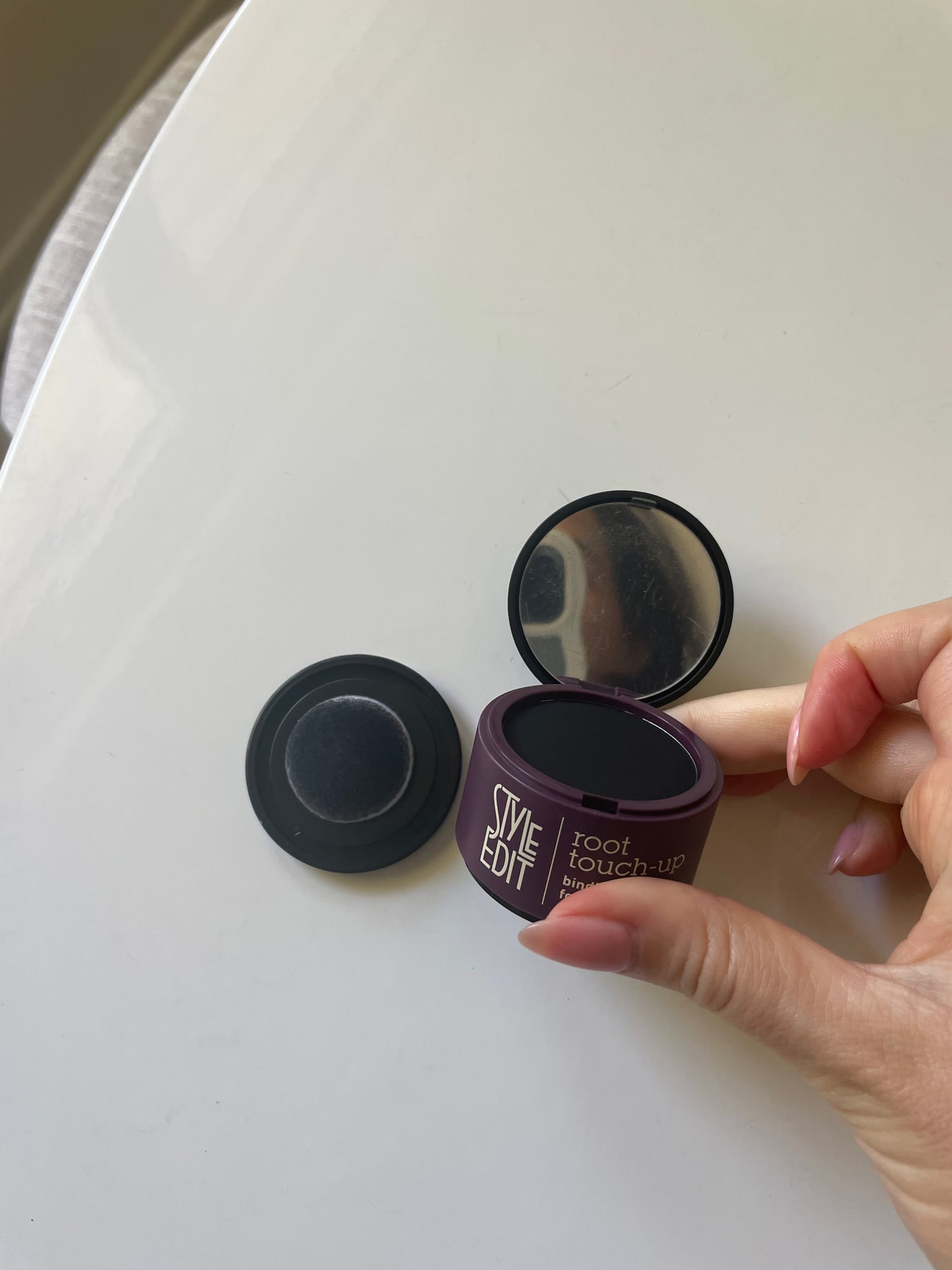 Style Edit Root Touch Up Powder Review With Photos | PS Beauty