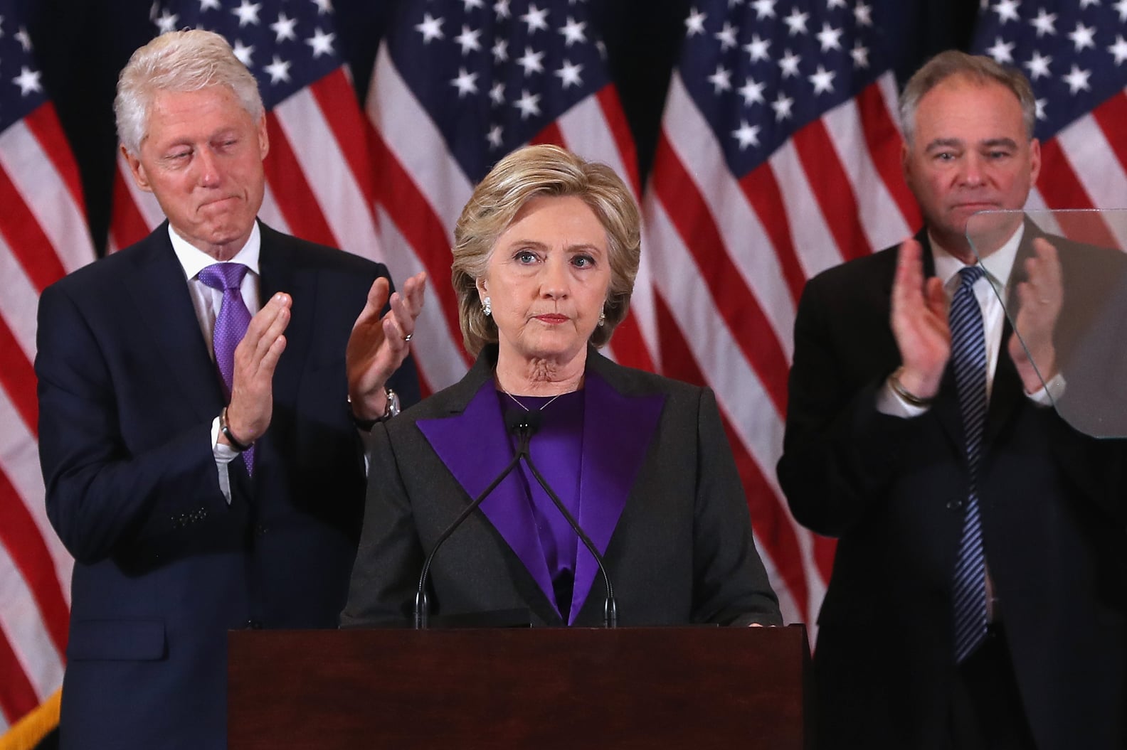 Hillary Clinton's Purple Blazer at Concession Speech 2016 | PS Fashion