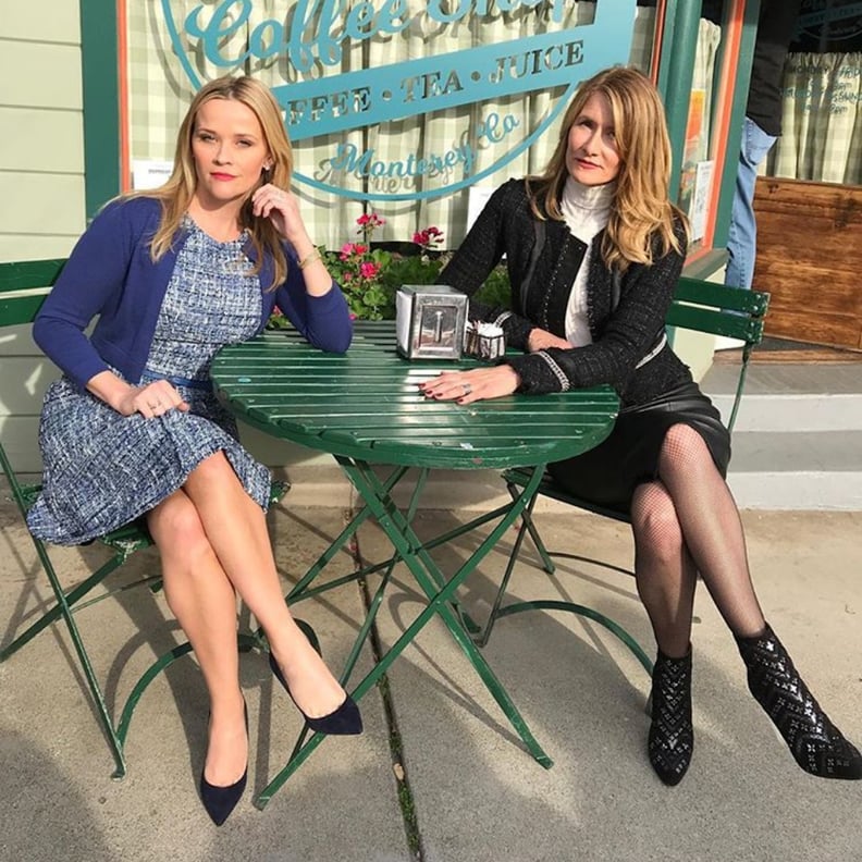 Laura Dern's Black Boots on Big Little Lies Set 2018 | PS Fashion