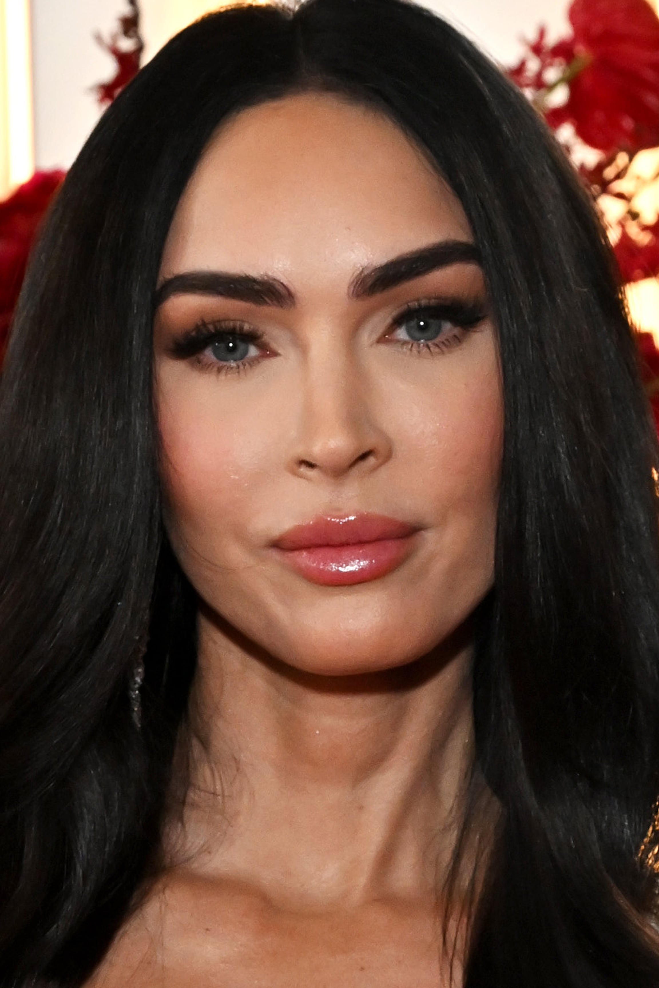 Megan Fox's Flipped-Bun Hairstyle For Super Bowl | POPSUGAR Beauty