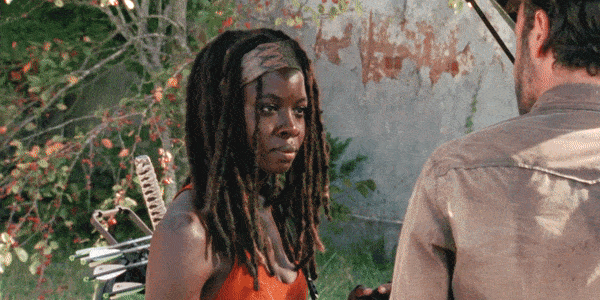 When They Get To Know Each Other By Flirting Rick And Michonne Couple