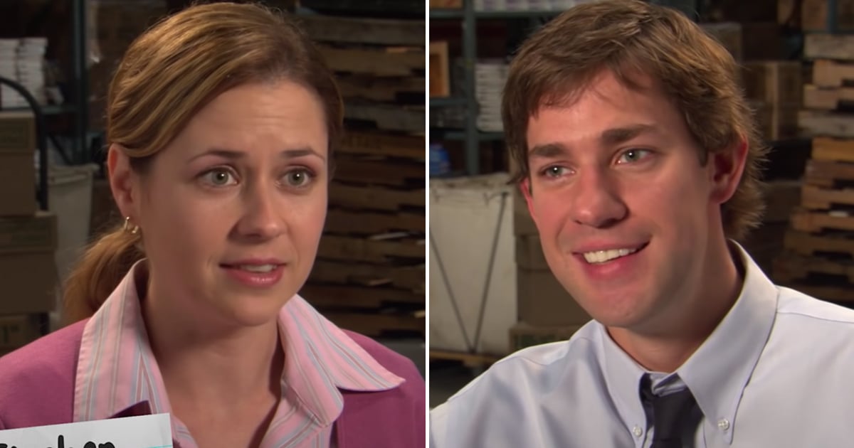 The Office: Jim and Pam's First Kiss Behind-the-Scenes Video | POPSUGAR ...