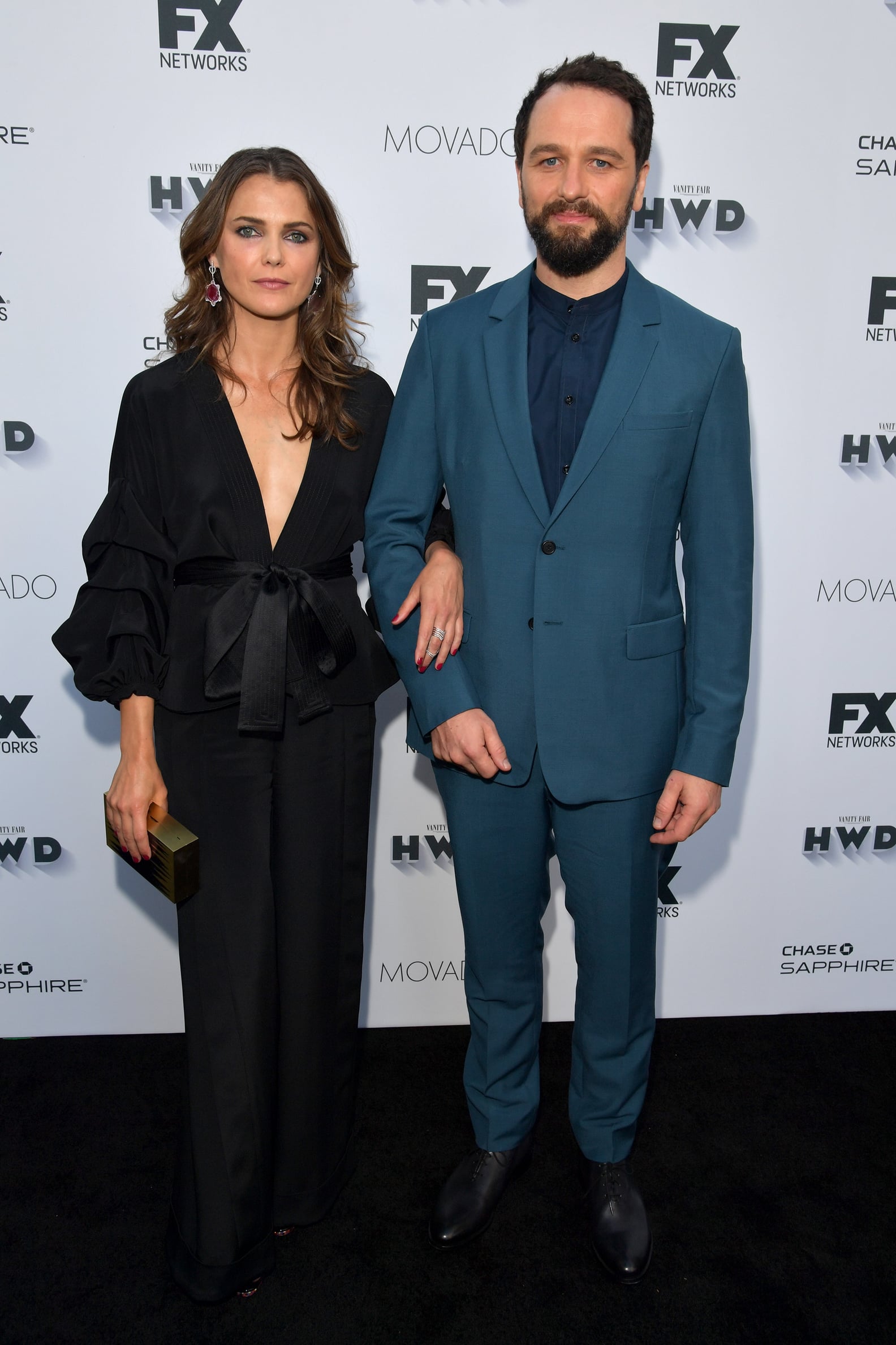 Keri Russell and Matthew Rhys at Pre-Emmys Party 2016 | PS Celebrity