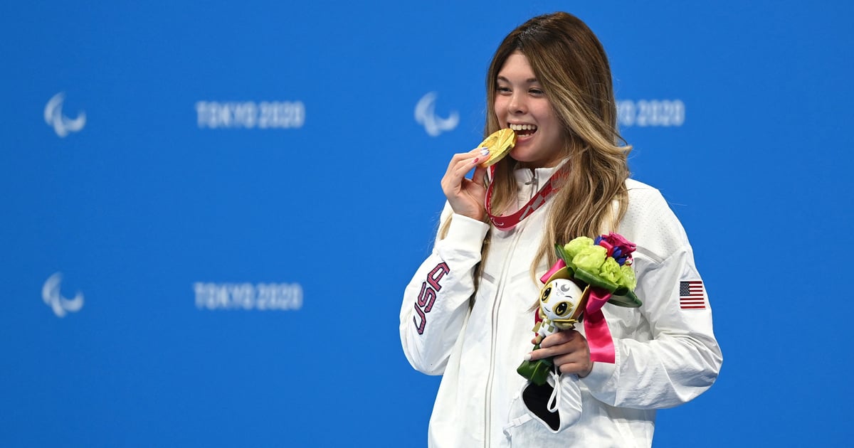 Gia Pergolini Wins Paralympic Gold Medal in 100m Backstroke | POPSUGAR ...
