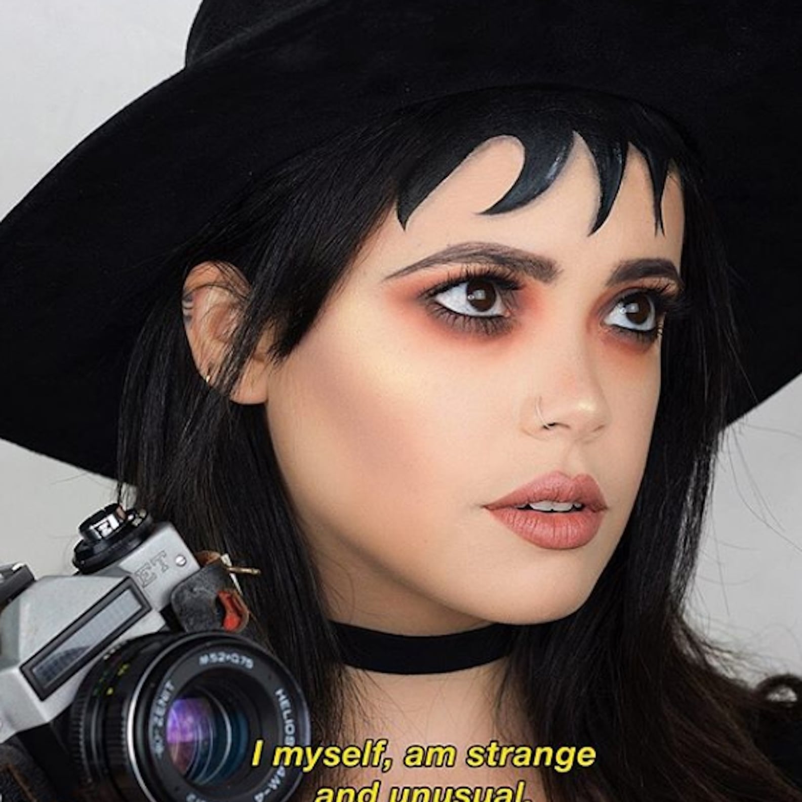 Beetlejuice Lydia Deetz Halloween Makeup | PS Beauty