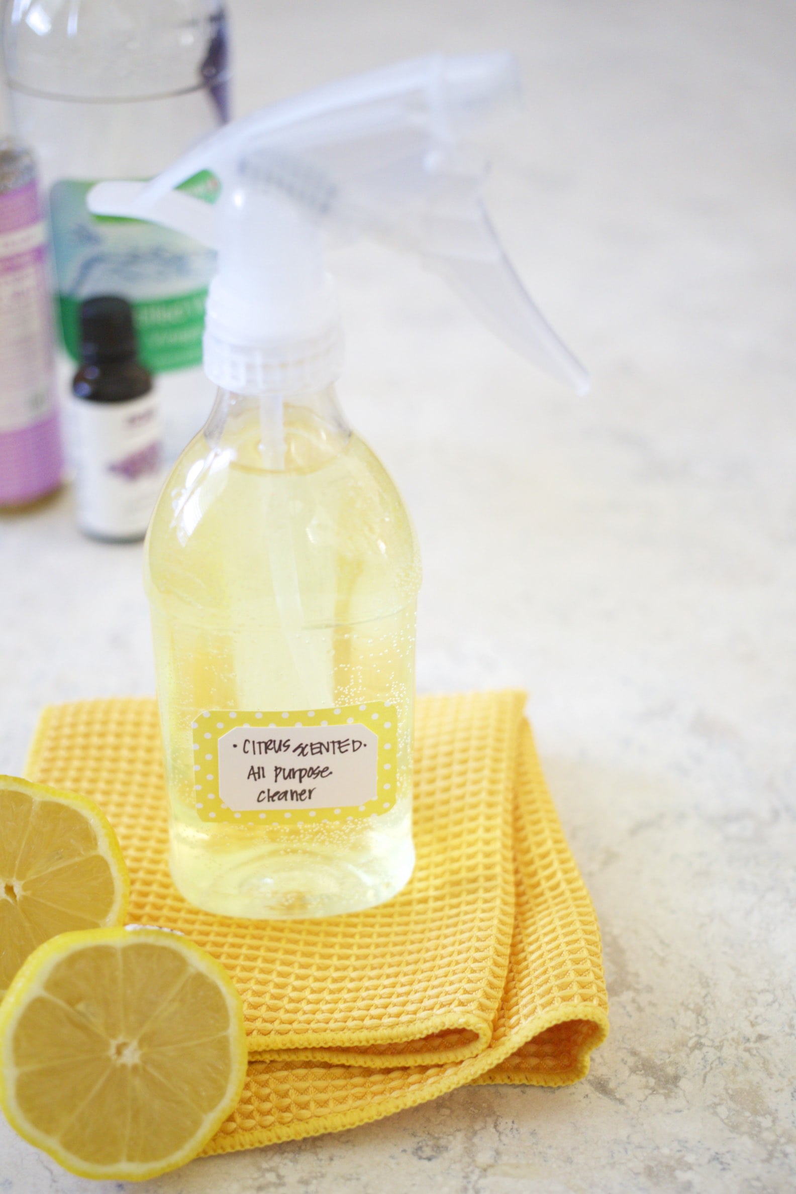 DIY Citrus-Scented Kitchen Cleaning Products | PS Smart Living