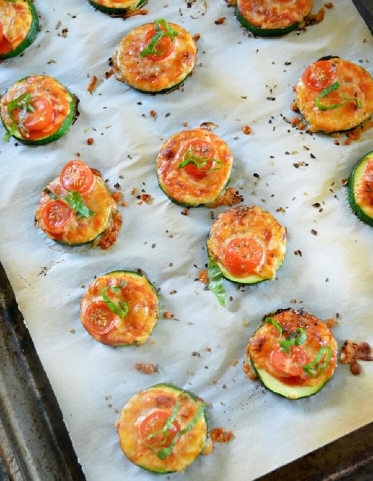Zucchini Pizza Bites Recipe | POPSUGAR Fitness
