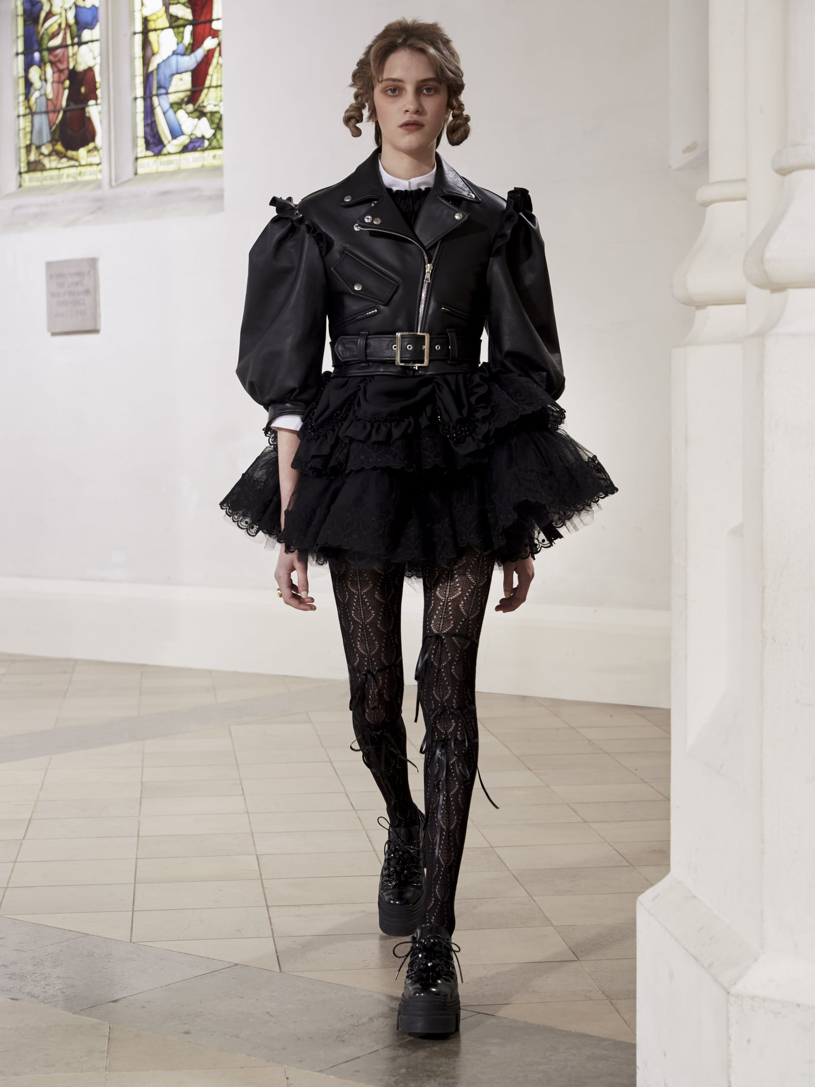 Simone Rocha Fall 2021 Features Patchwork and Regencycore | PS Fashion