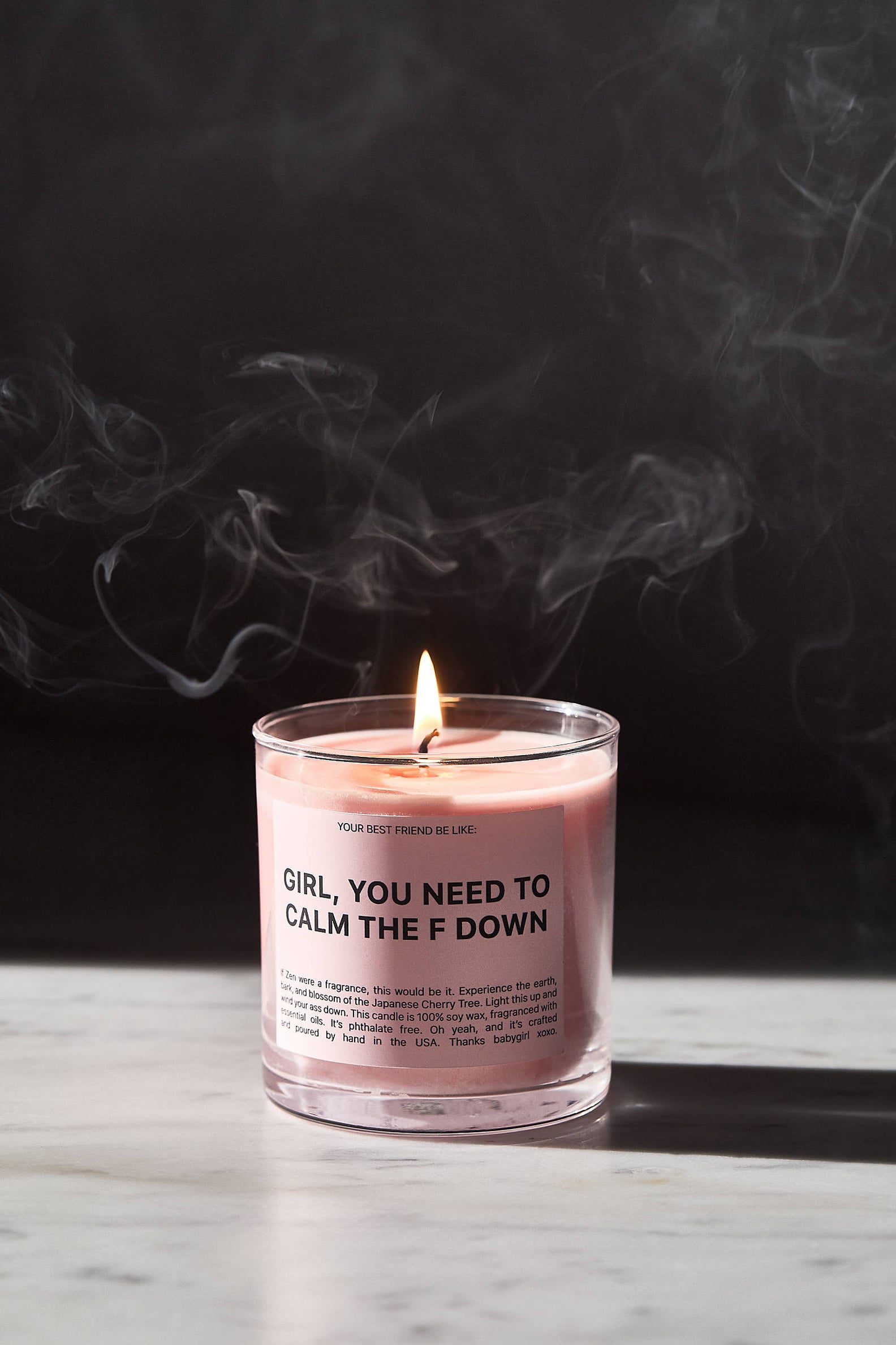 You Need to Calm Down Candle at Urban Outfitters | PS Home