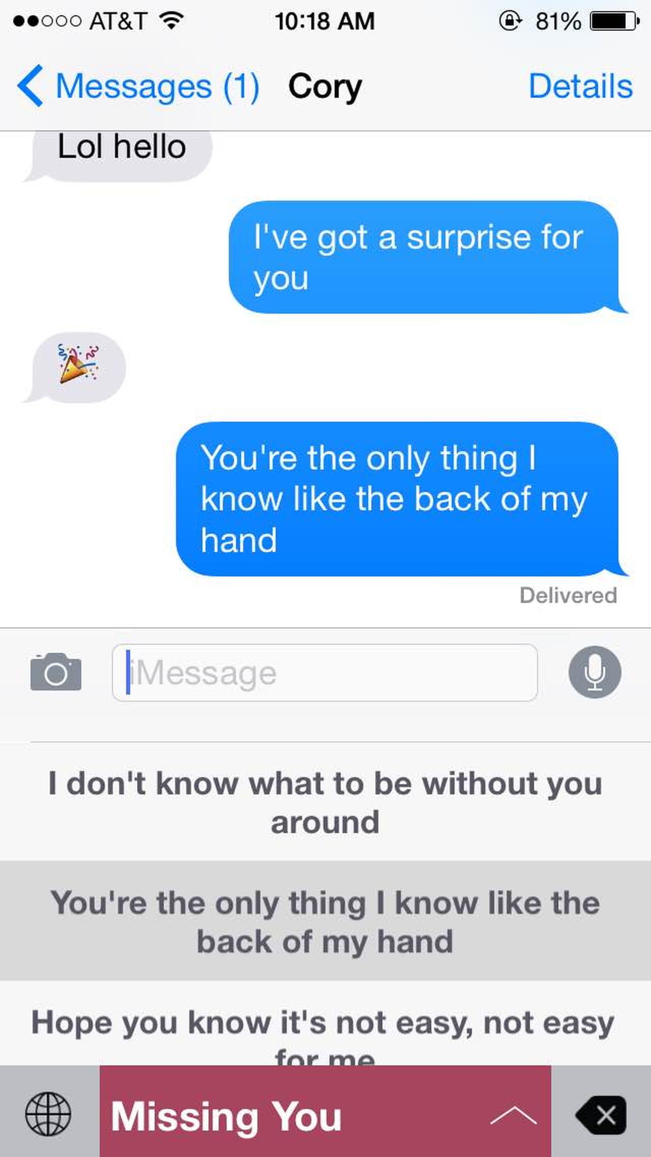 Taylor Swift Texting App | PS Tech