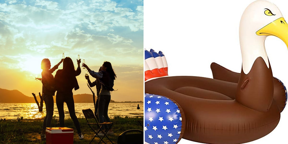This Bald Eagle Pool Float Is What Every Summer Party Needs | PS Smart ...