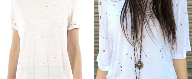 DIY Make a Tee With Holes | Video | POPSUGAR Fashion