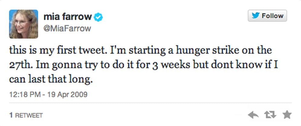 Celebrities' First Tweets | PS Celebrity