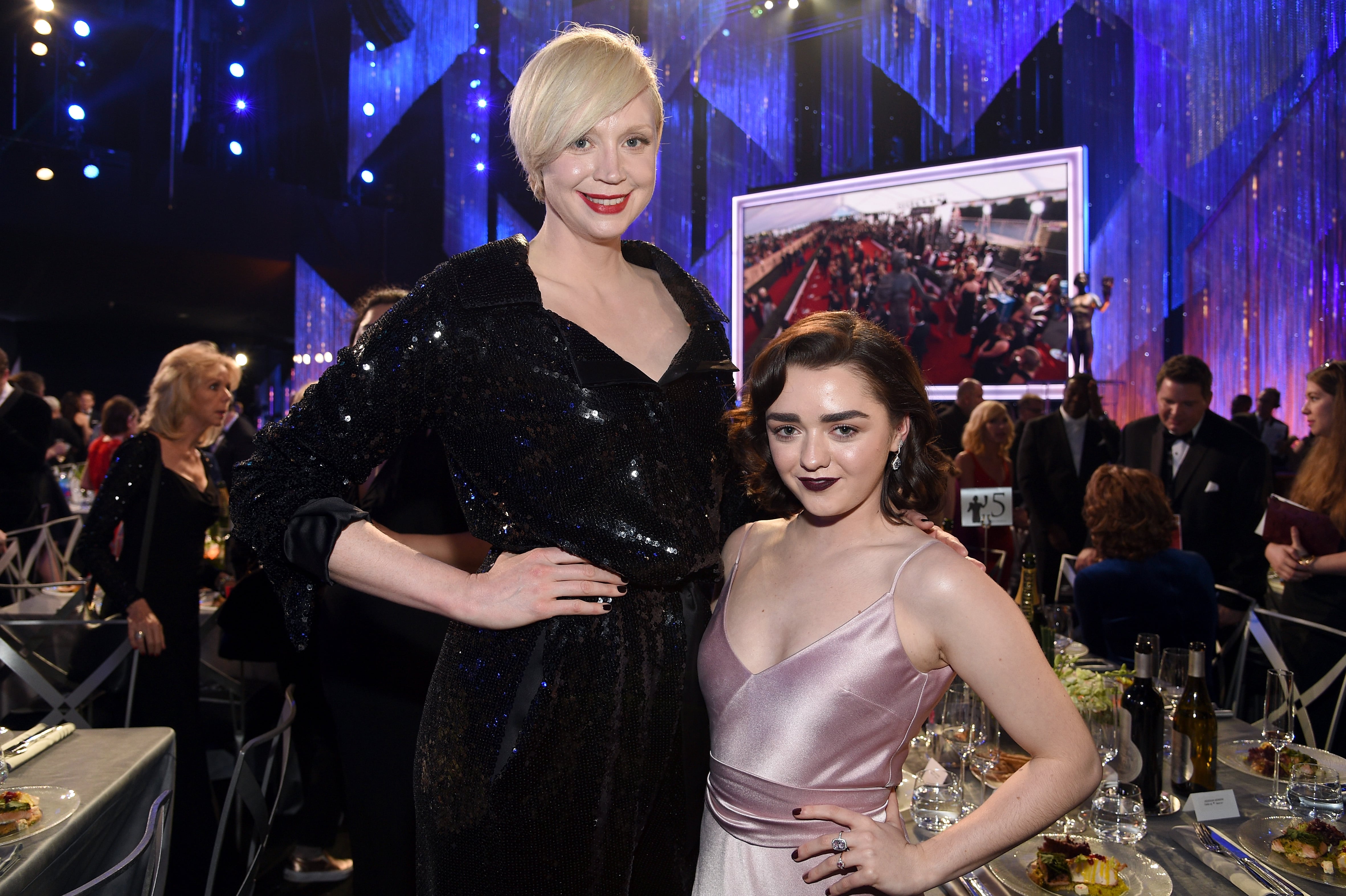 Gwendoline Christie and Maisie Williams Pictures | PS Celebrity