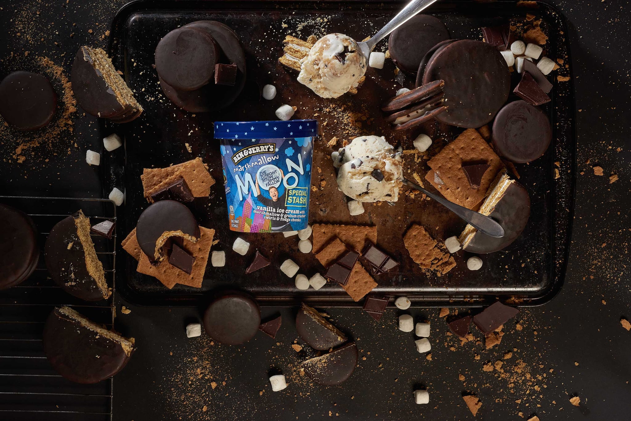 Ben and Jerry's Jimmy Fallon Marshmallow Moon Ice Cream | POPSUGAR Food