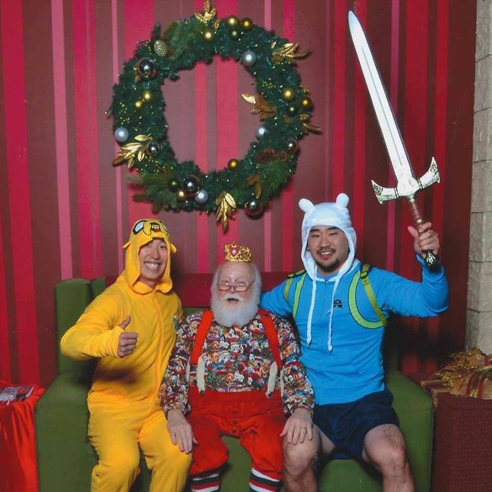 Guys Wear Costumes in Photos With Santa Over the Years | PS Entertainment