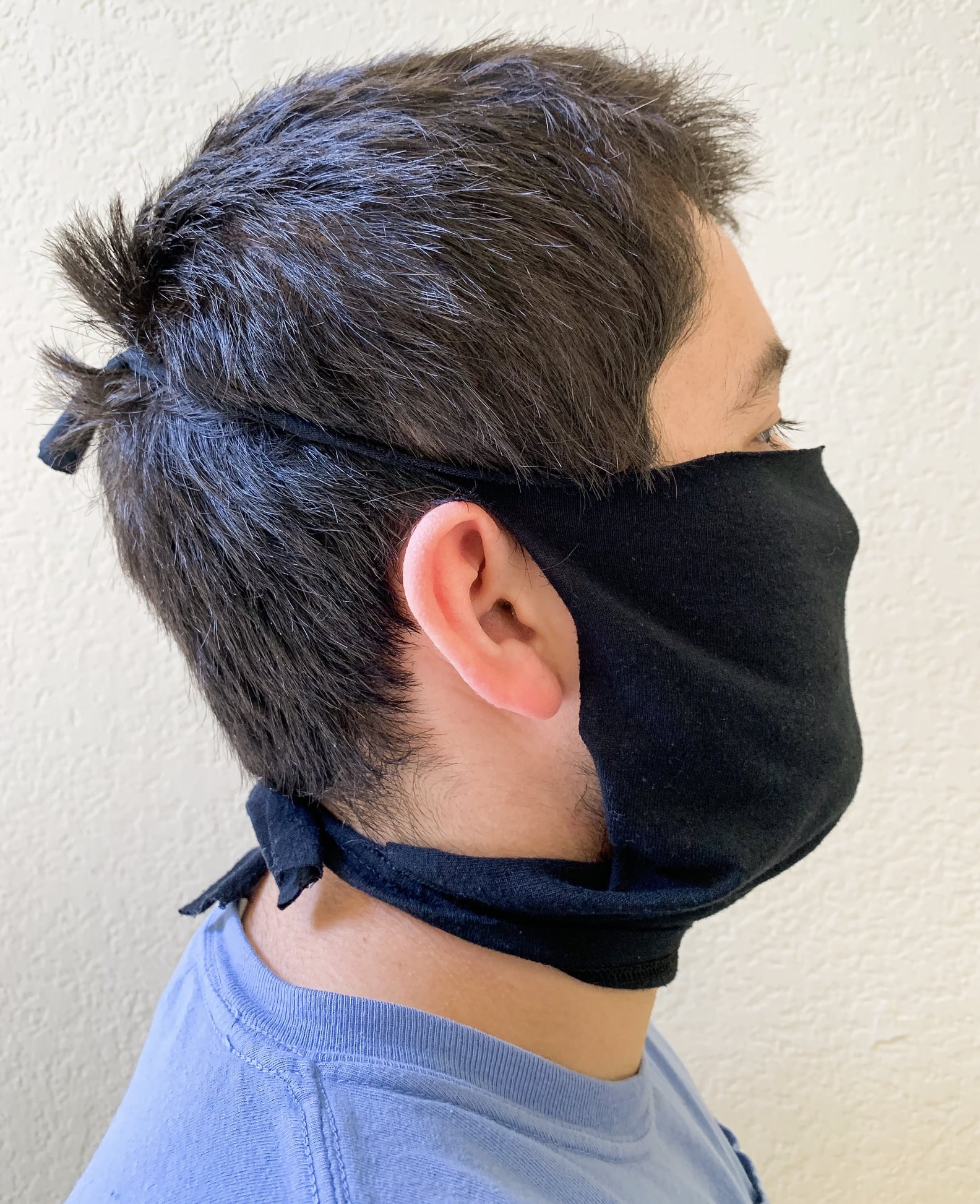 How to Make a Face Mask Out of a T-Shirt in Pictures | PS Smart Living