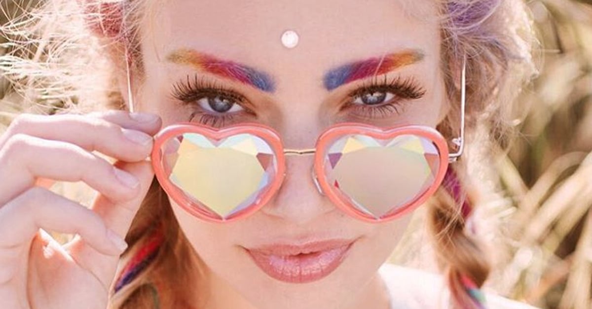Photos of Rainbow Eyebrows | POPSUGAR Beauty