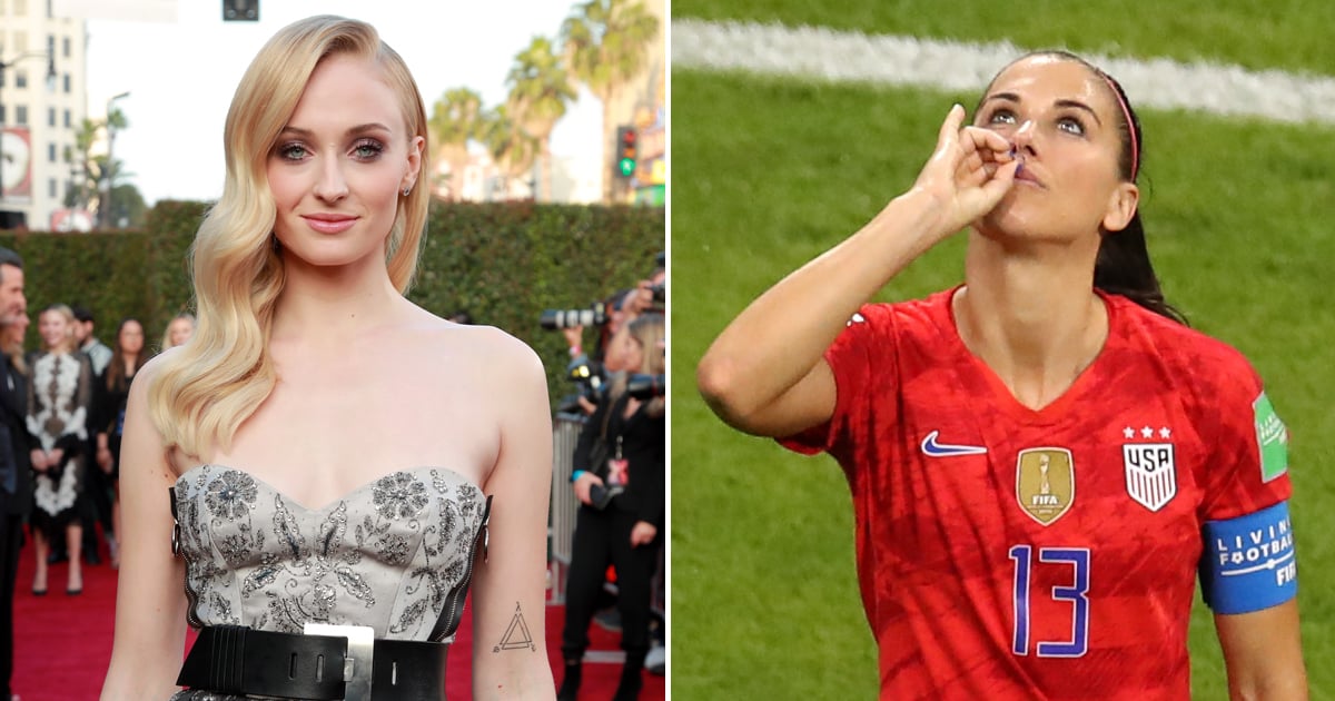 Sophie Turner Talks Alex Morgan's Tea-Sipping Moment | POPSUGAR Celebrity