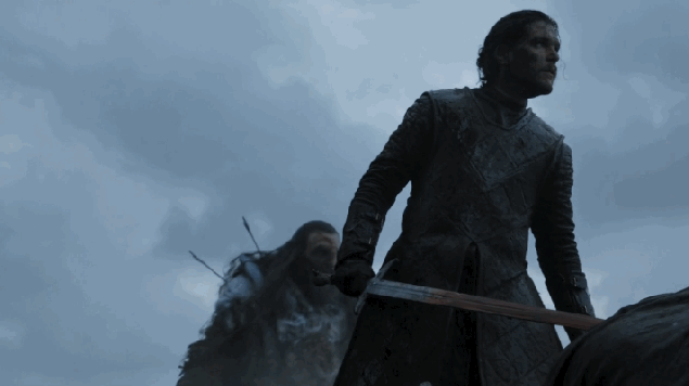 Episode 9: "Battle of the Bastards" | Jon Snow's Lucky Moments on Game ...