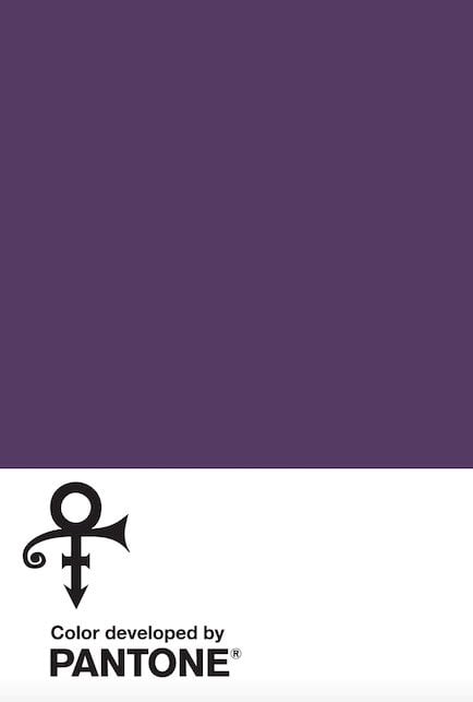 Prince Pantone Color 2017 | PS Celebrity
