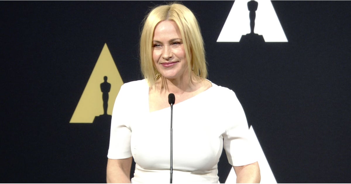 Patricia Arquette Interview at Oscar Nominees Luncheon | POPSUGAR Celebrity