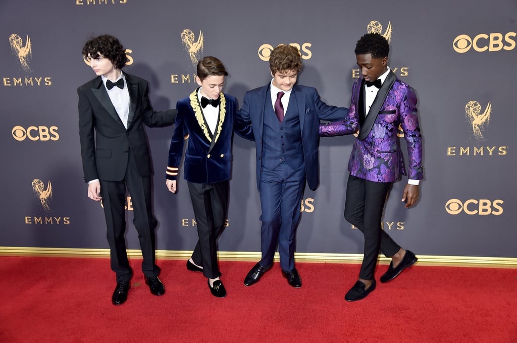 Stranger Things Cast at the 2017 Emmys | POPSUGAR Celebrity