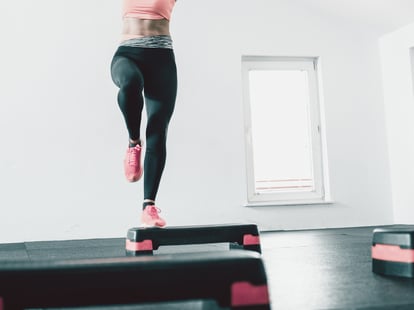 15-Minute Low-Impact Step Workout Using Aerobic Stepper | POPSUGAR Fitness