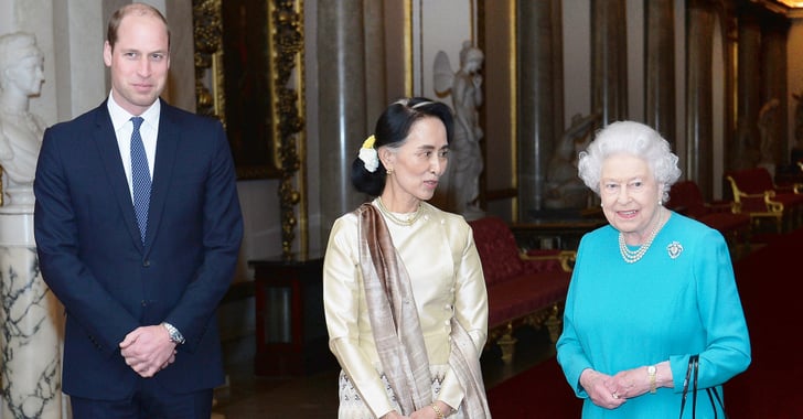 Prince William Queen Elizabeth at Buckingham Palace May 2017 | POPSUGAR ...
