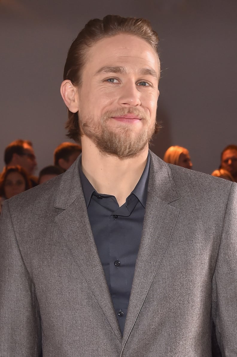 Charlie Hunnam Smirks | PS Celebrity