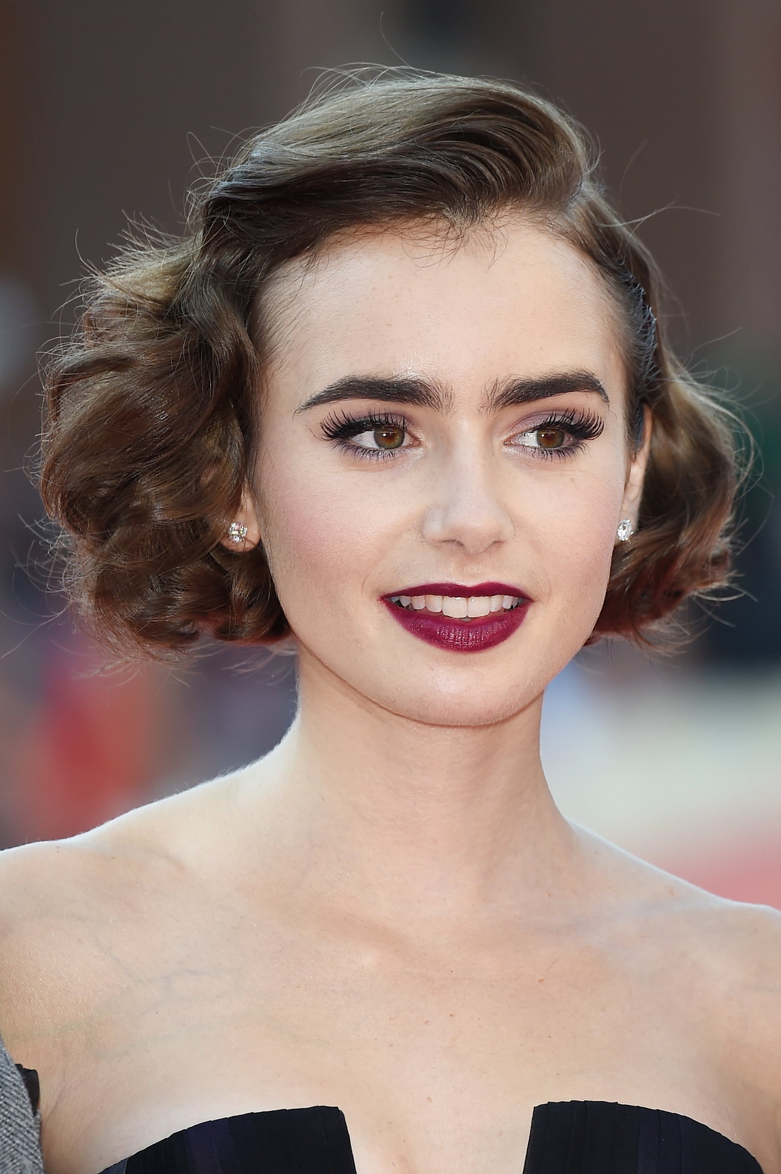 Lily Collins Elie Saab Dress at 2014 Rome Film Festival | PS Fashion