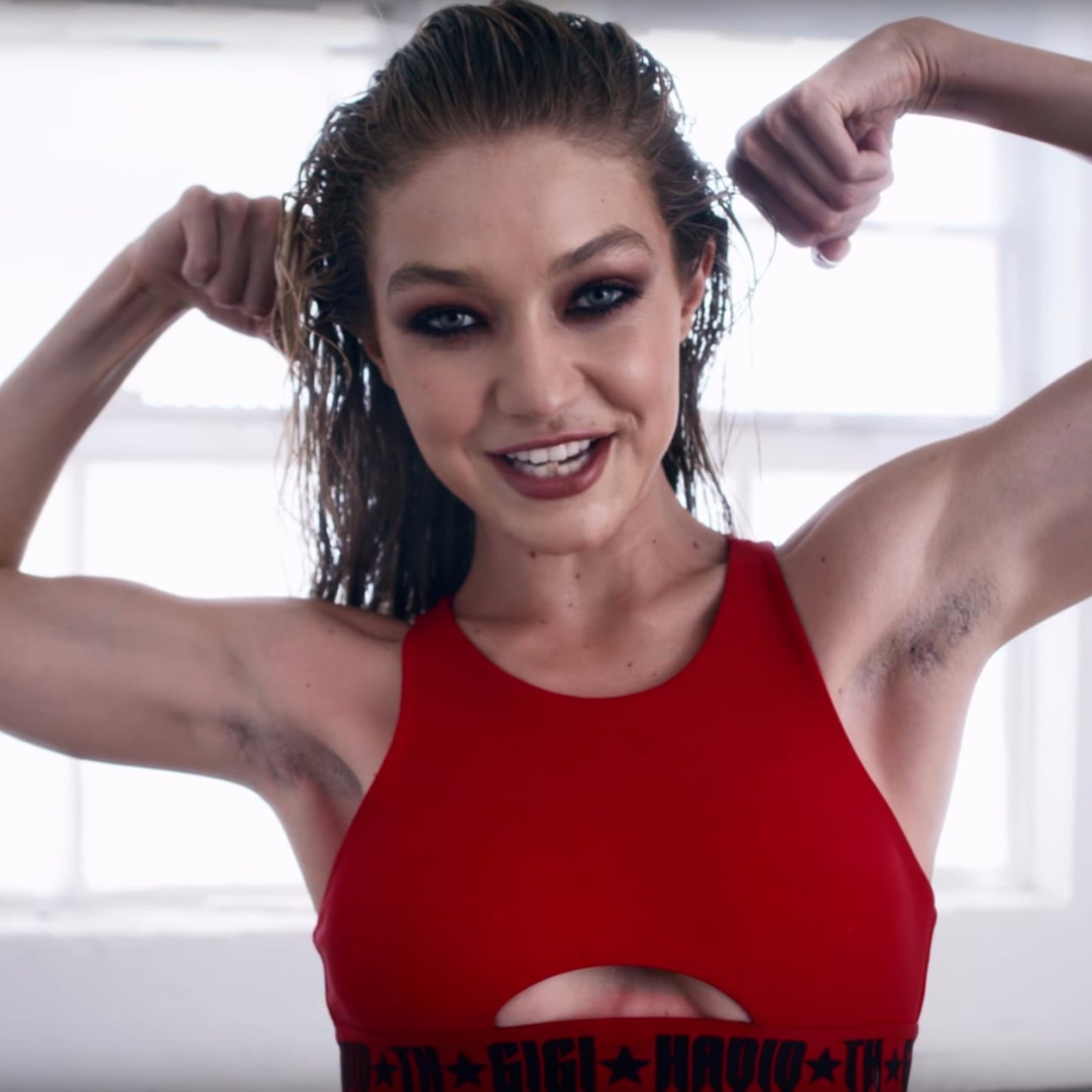 Gigi Hadid With Armpit Hair For Love Magazine Ps Beauty