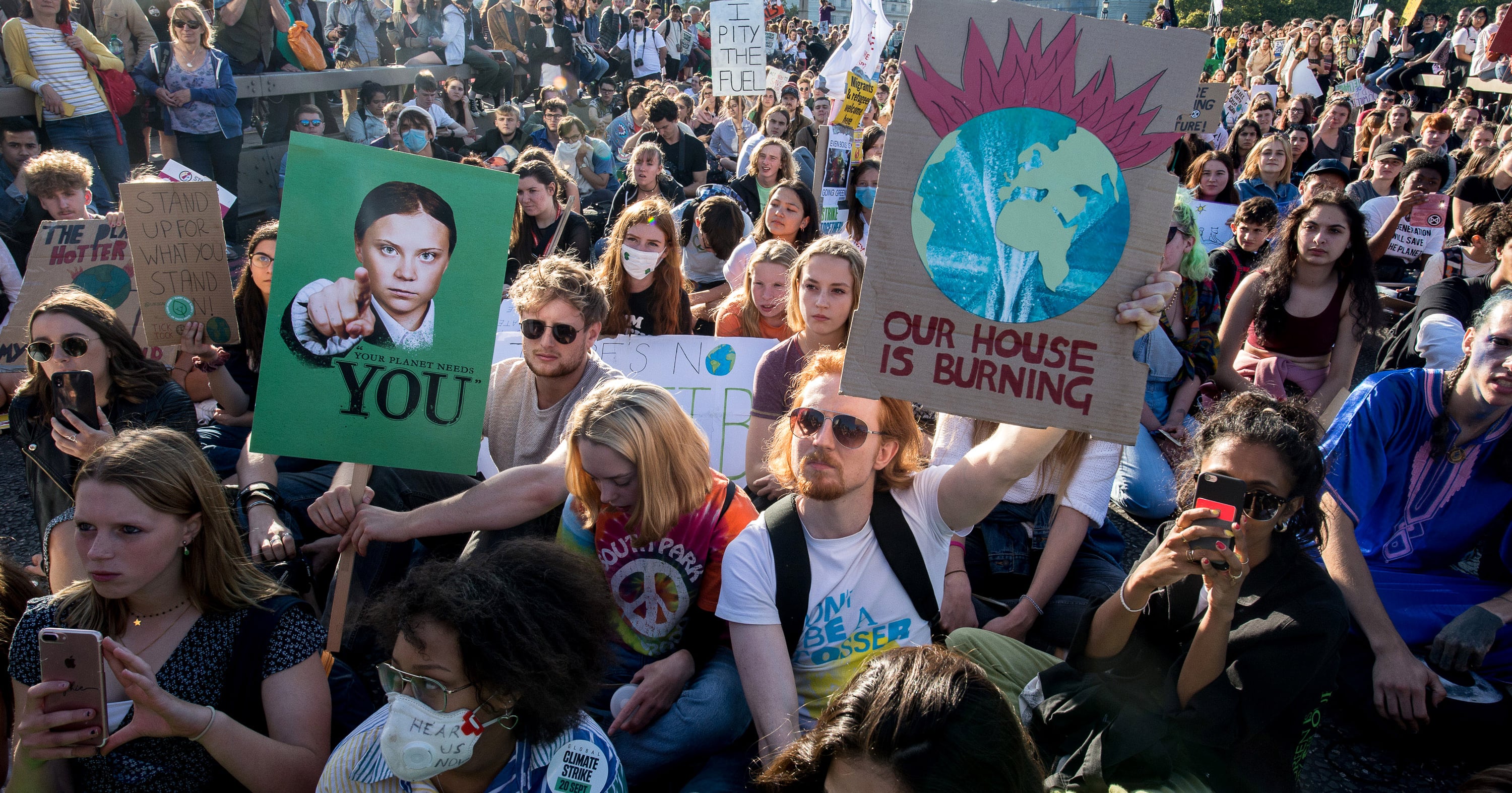 Students Protesting at the Global Climate Strike 2019 | PS News
