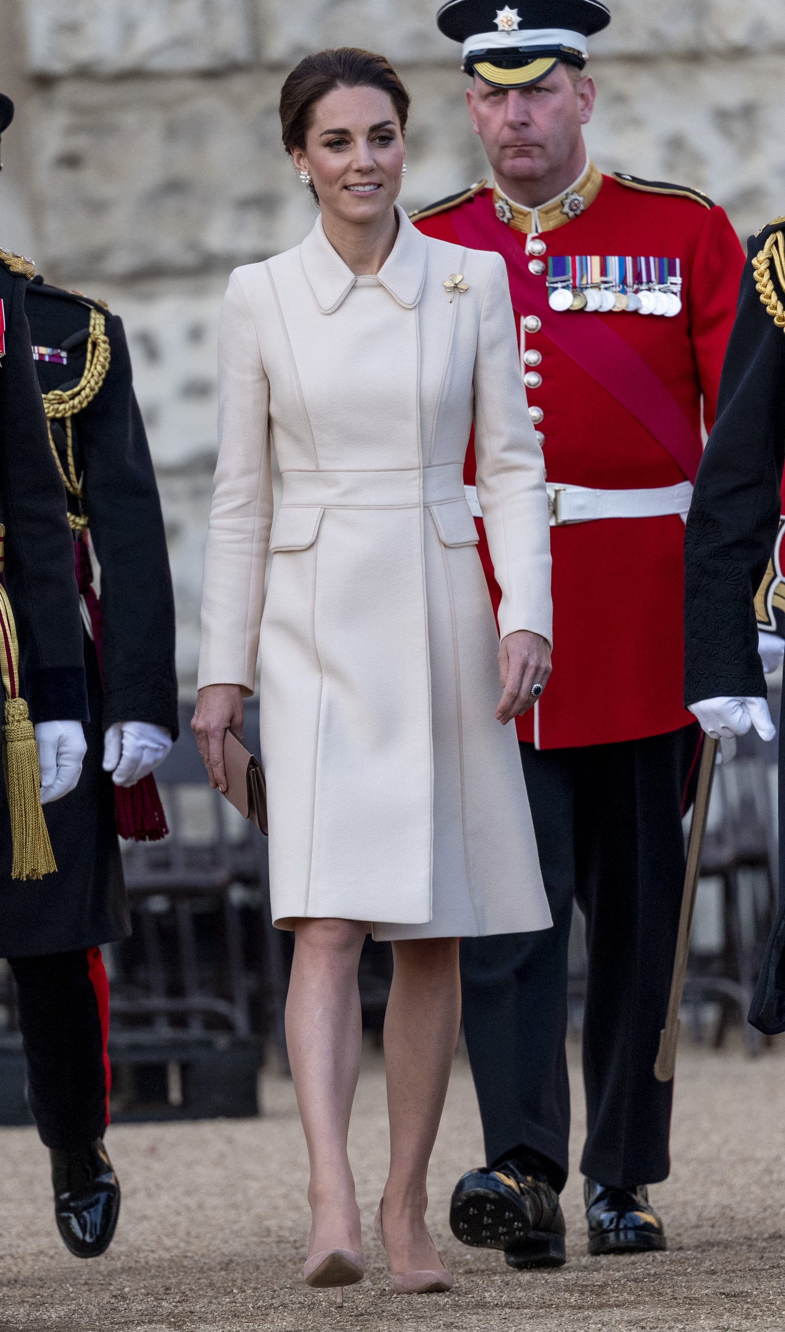 Kate Middleton's Cream Catherine Walker Coat 2019 | PS Fashion