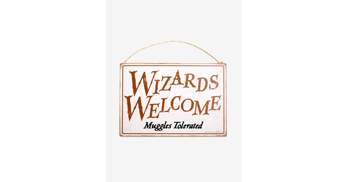 Harry Potter Wizards Welcome Door Sign | The Best Harry Potter Gifts ...