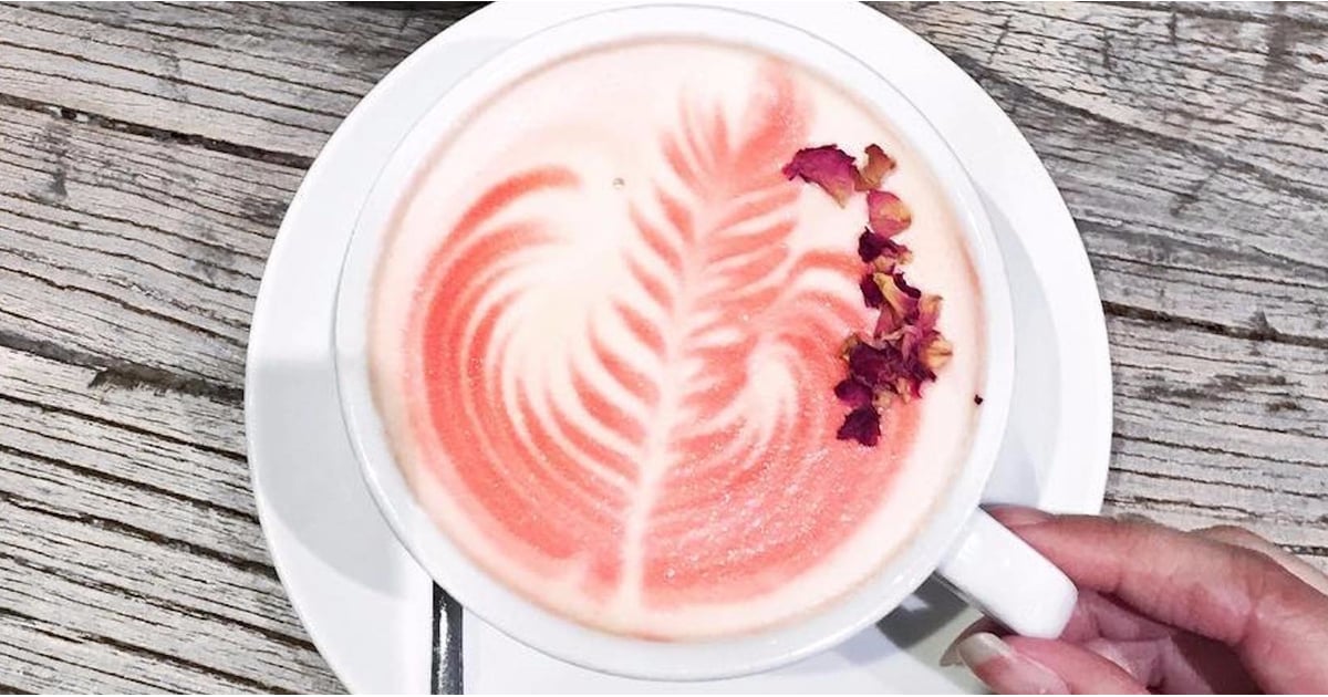 Rose Latte From Grace Street Cafe | POPSUGAR Food