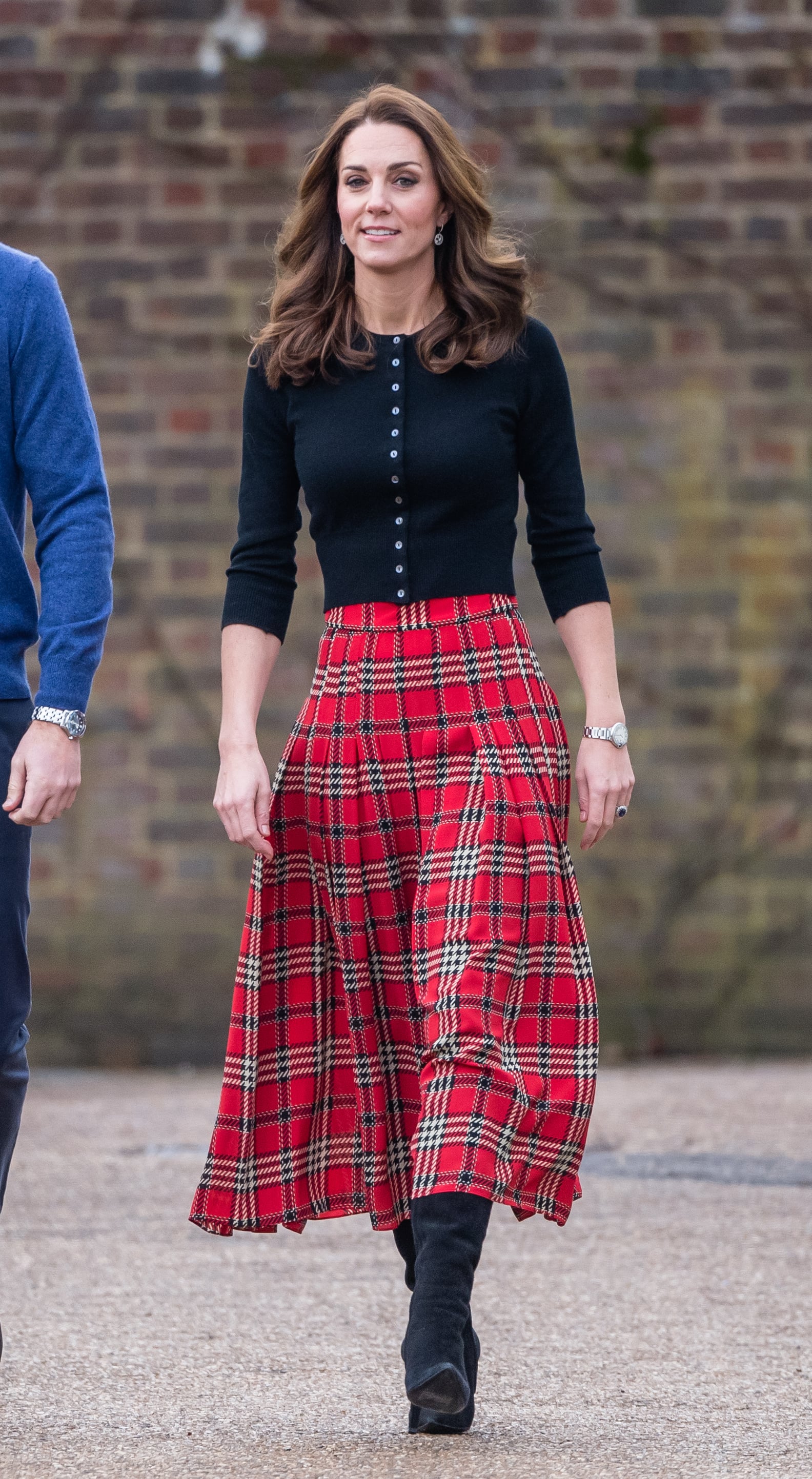 Kate Middleton's Plaid Midi Skirt December 2018 | PS Fashion