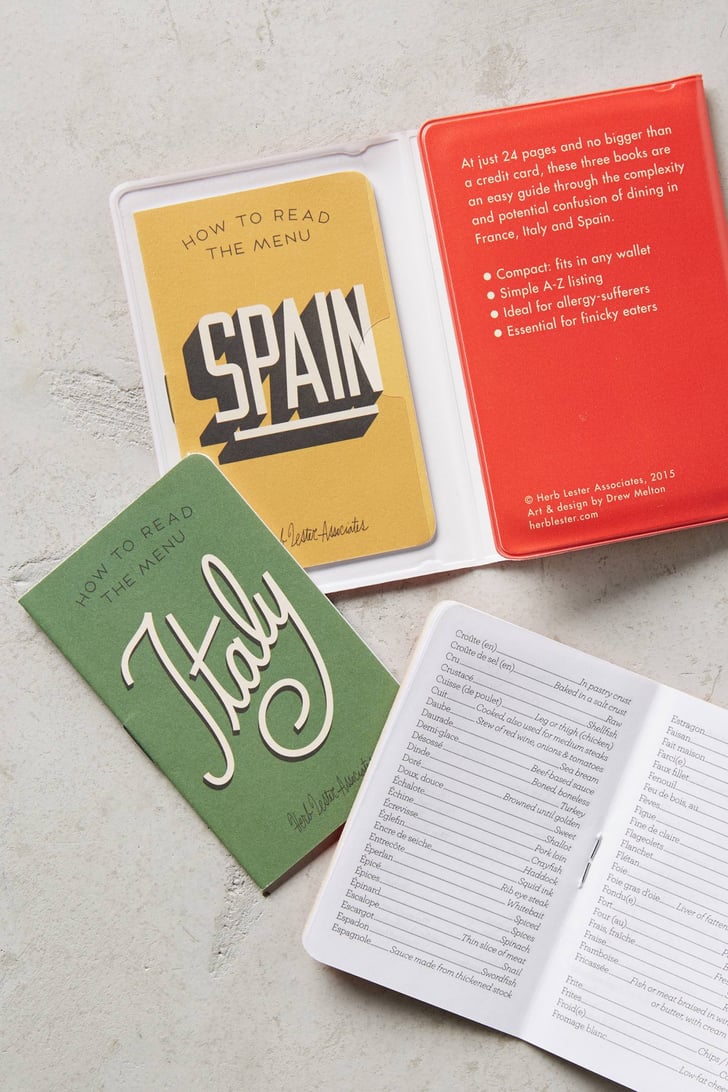 "How to Read the Menu" Books | Best Gifts For People Who Travel - All ...